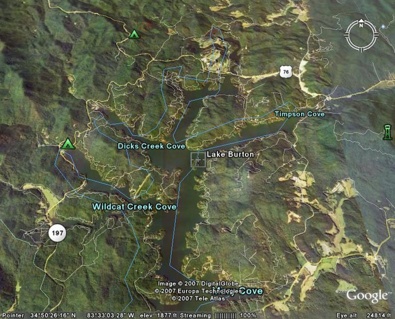 Lake Burton Maps And Views