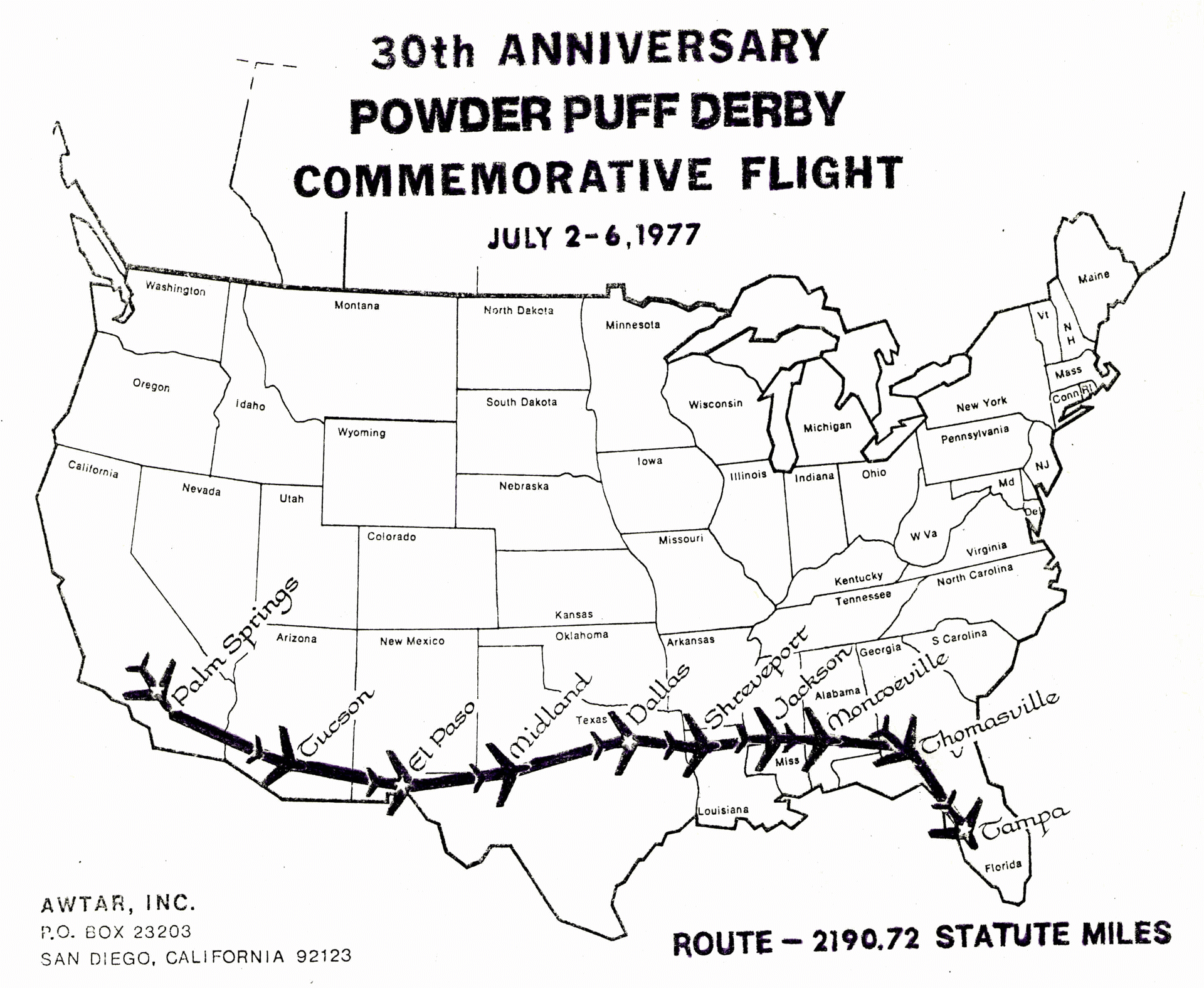 AWTAR Reports Catalog (The Ninety-Nines)